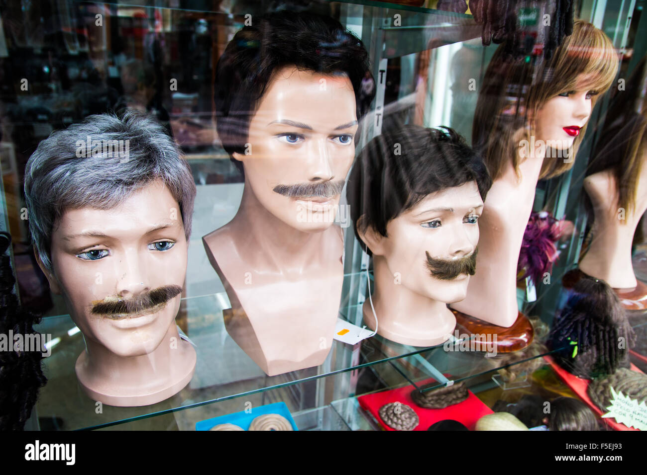 Wig shop hi-res stock photography and images - Alamy