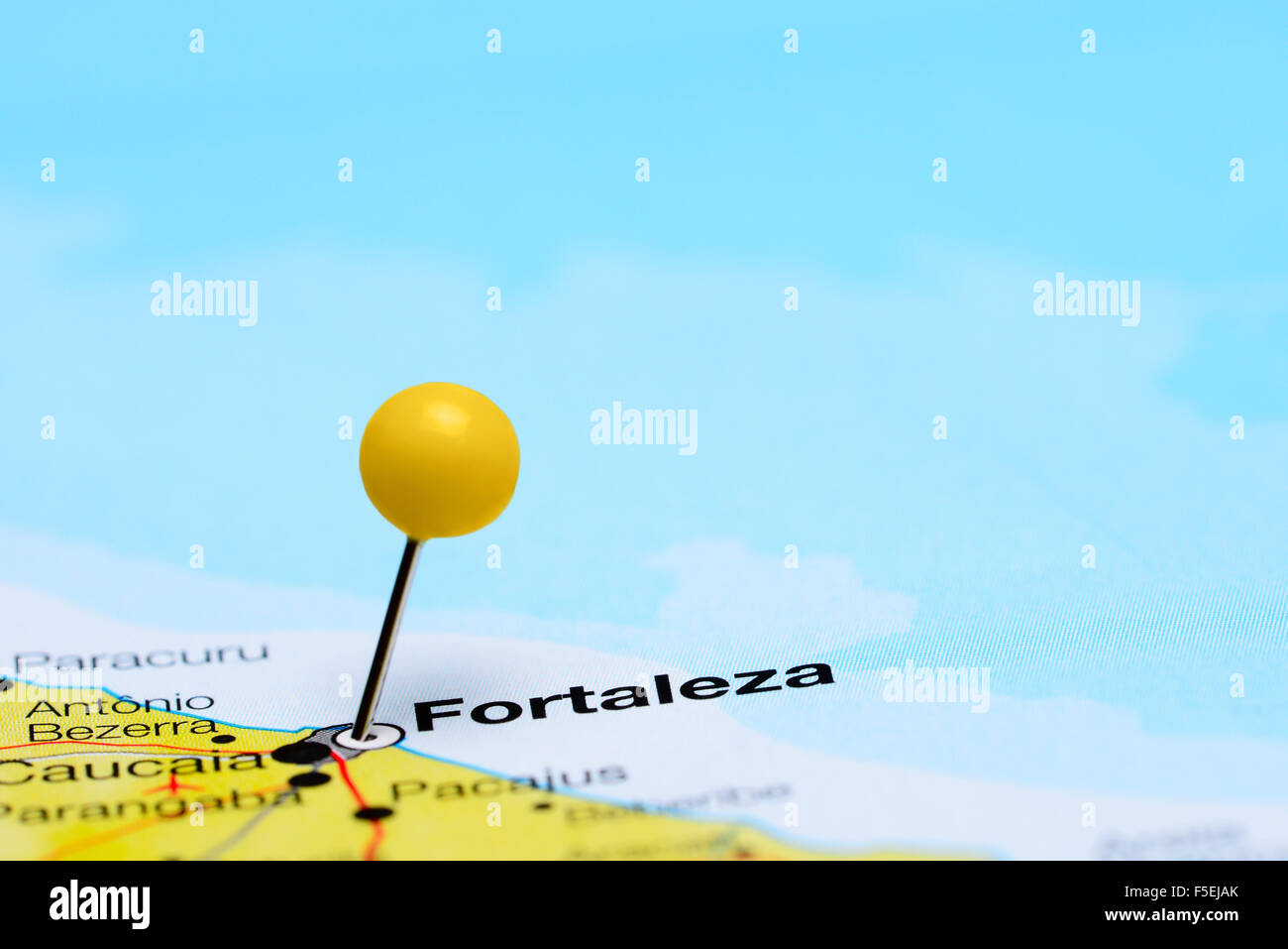 Map of fortaleza hi-res stock photography and images - Alamy