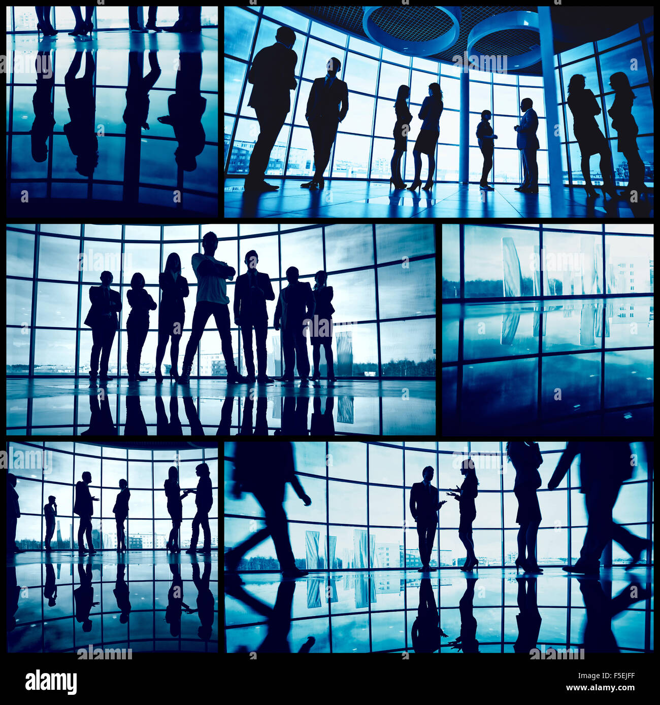 Modern business team in office Stock Photo - Alamy