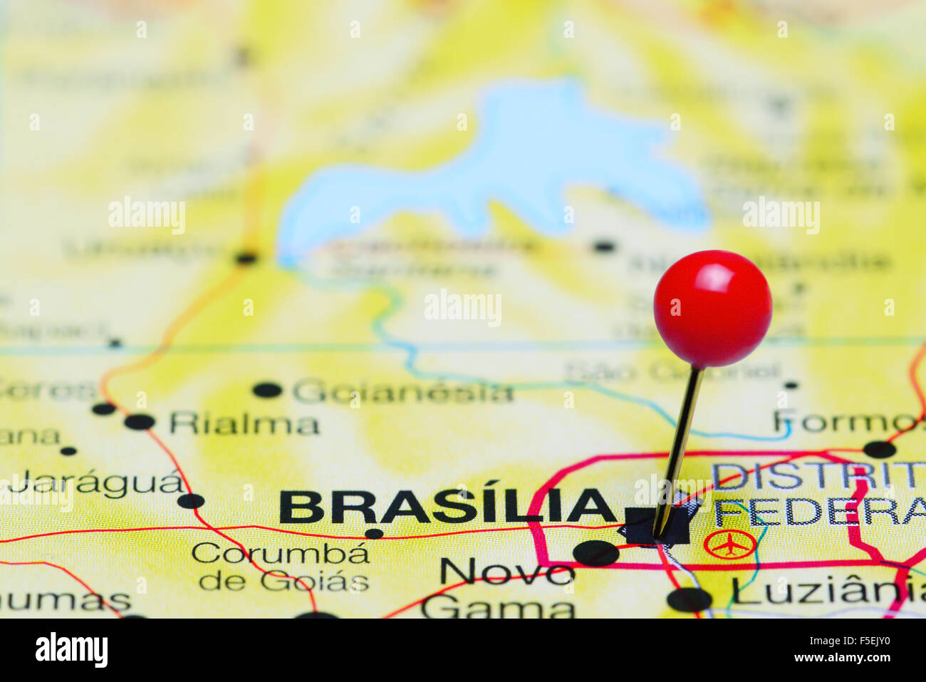 Brazil political map capital brasilia hi-res stock photography and ...
