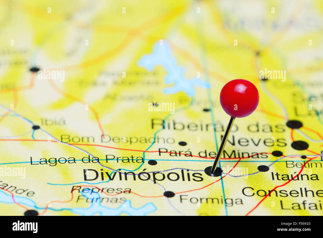 Divinopolis city map hi-res stock photography and images - Alamy