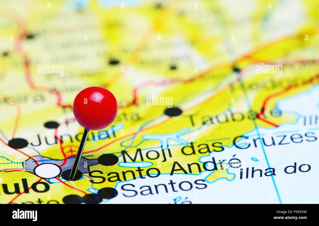 Santo andre map hi-res stock photography and images - Alamy