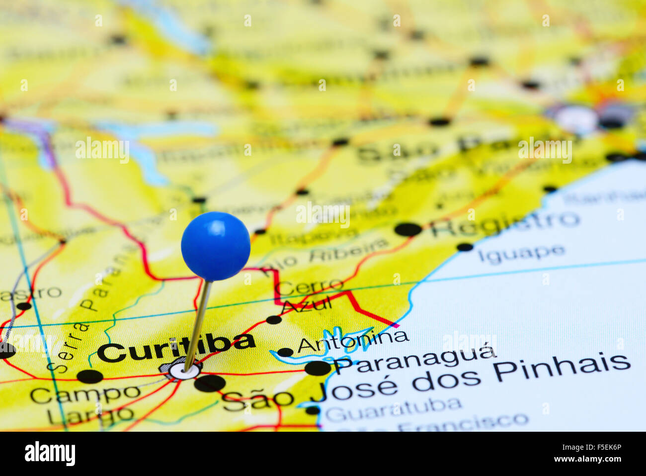 Map of curitiba hi-res stock photography and images - Alamy