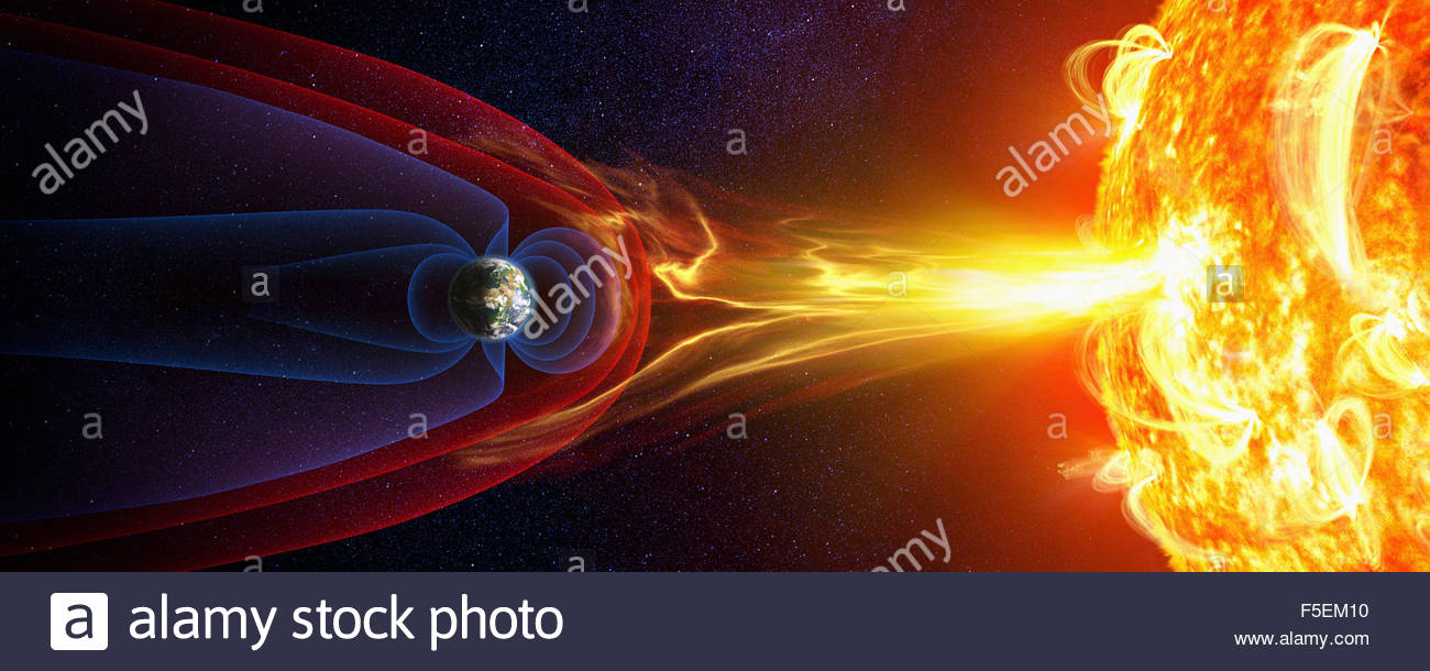 Earth's magnetic field and protection from the sun's solar flares and ...