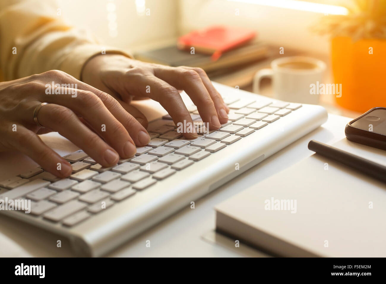 Close up hands pressing hi-res stock photography and images - Alamy