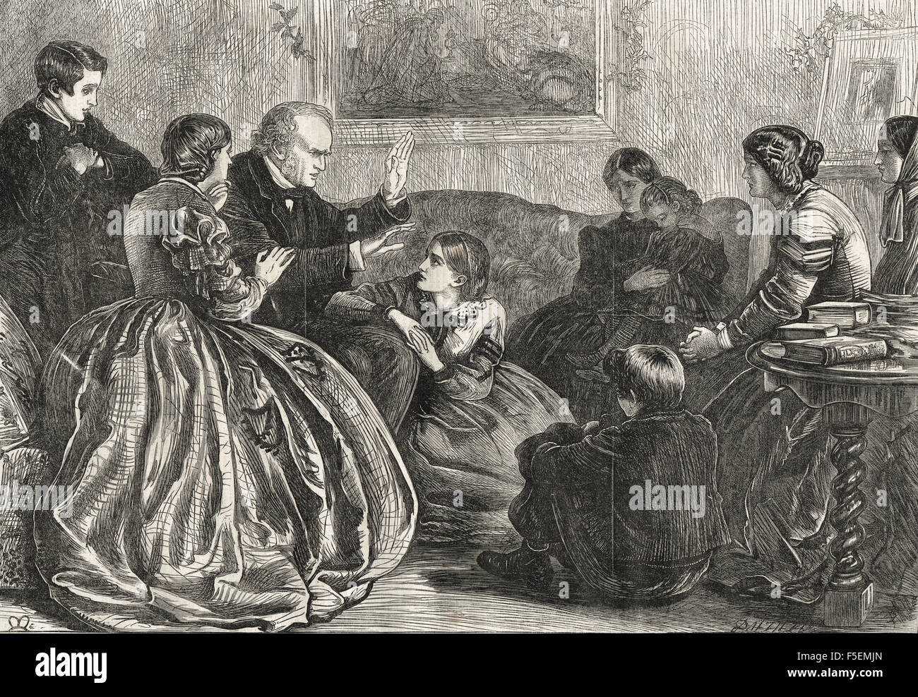 Victorian drawing room hi-res stock photography and images - Alamy