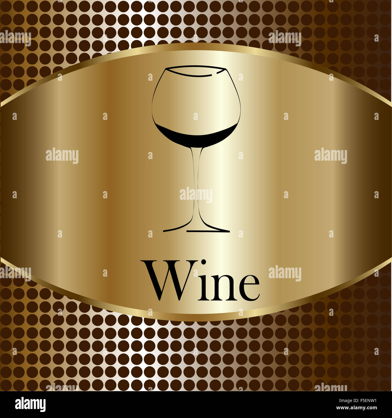 wine glass concept menu design. Vector Stock Photo - Alamy