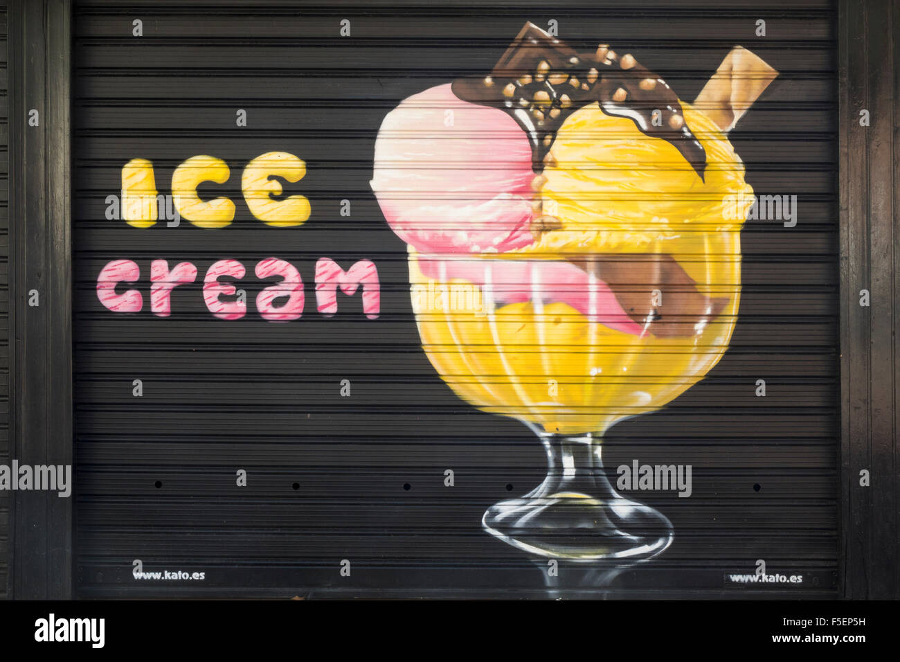 Ice cream painting hi-res stock photography and images - Alamy