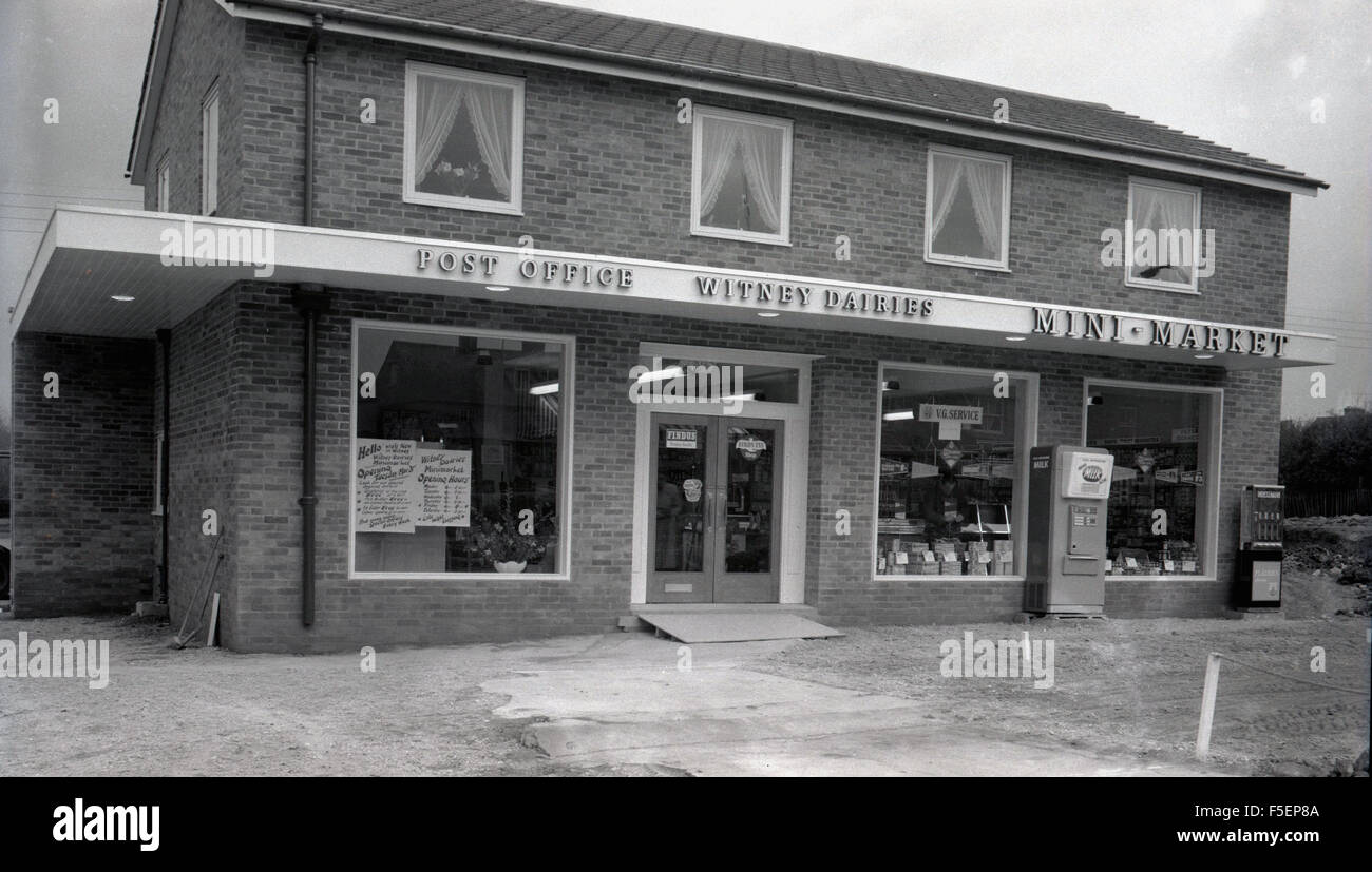 1960s historical picture, exterior of newly built Witney Dairies post ...