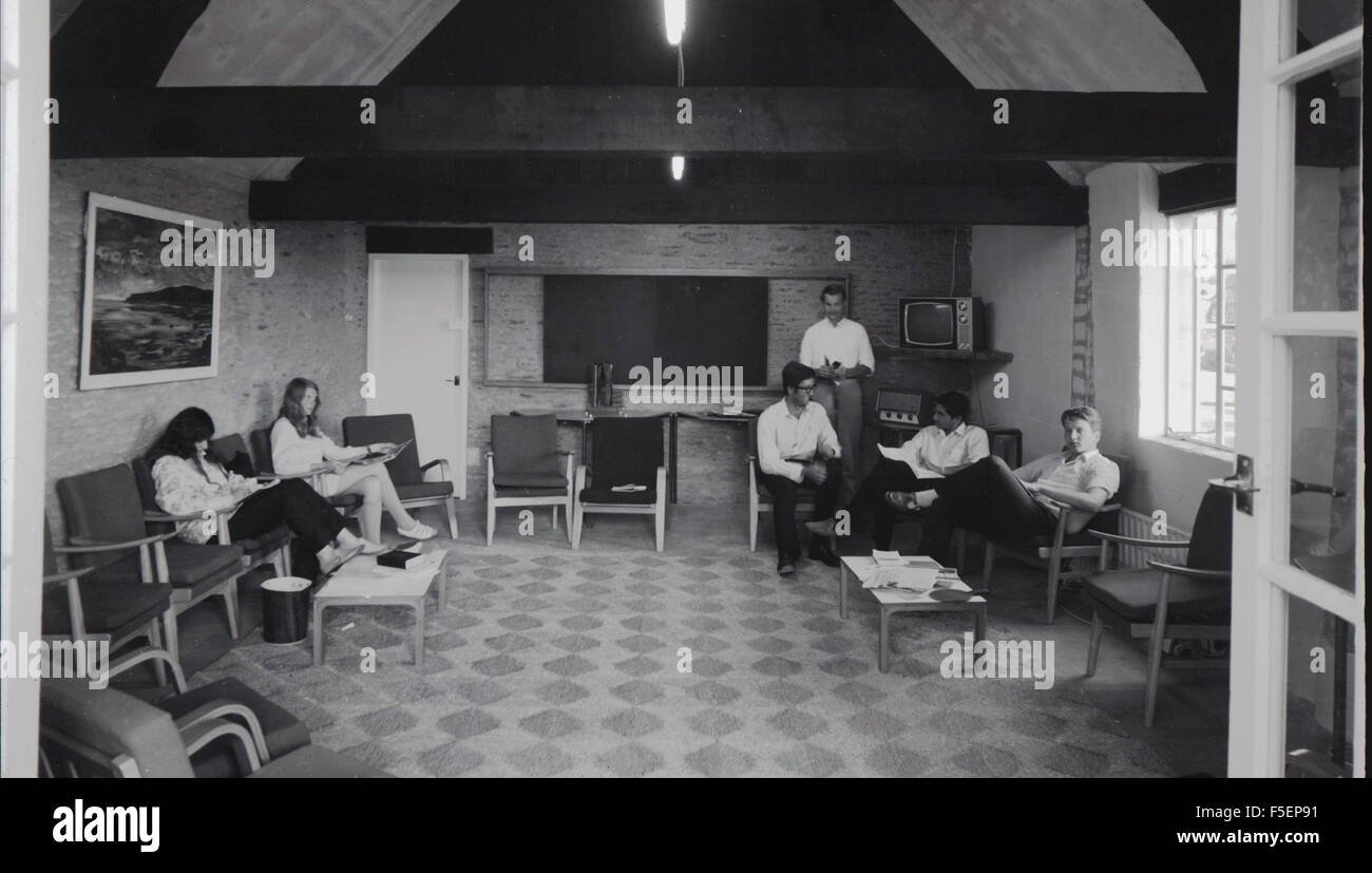 1960s college students studying in hi-res stock photography and images ...