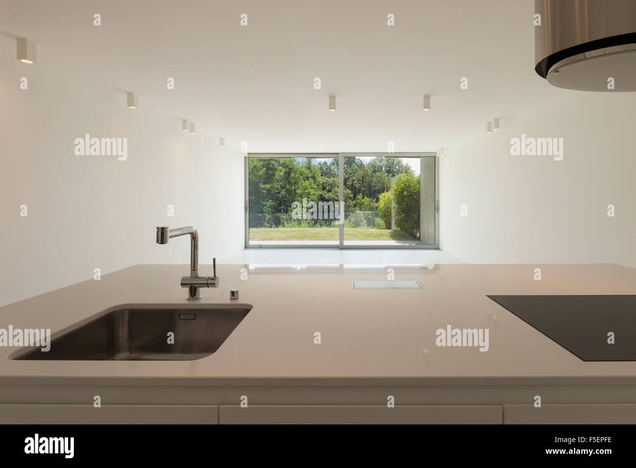 Architecture, new trend design, counter top of modern kitchen Stock ...