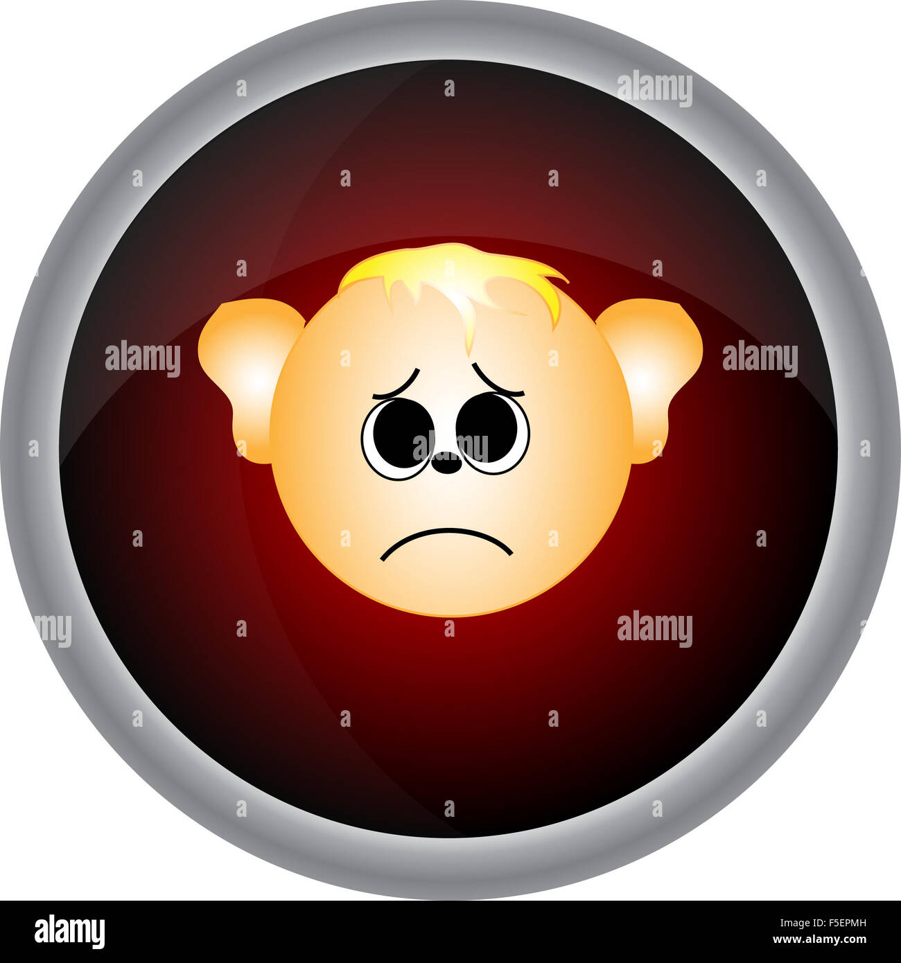 Boy head icon hi-res stock photography and images - Alamy