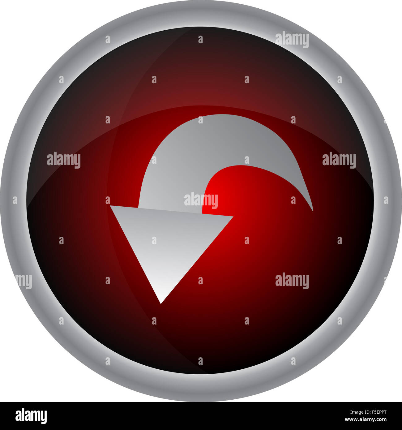 Arrow sign. Vector icon Stock Photo - Alamy