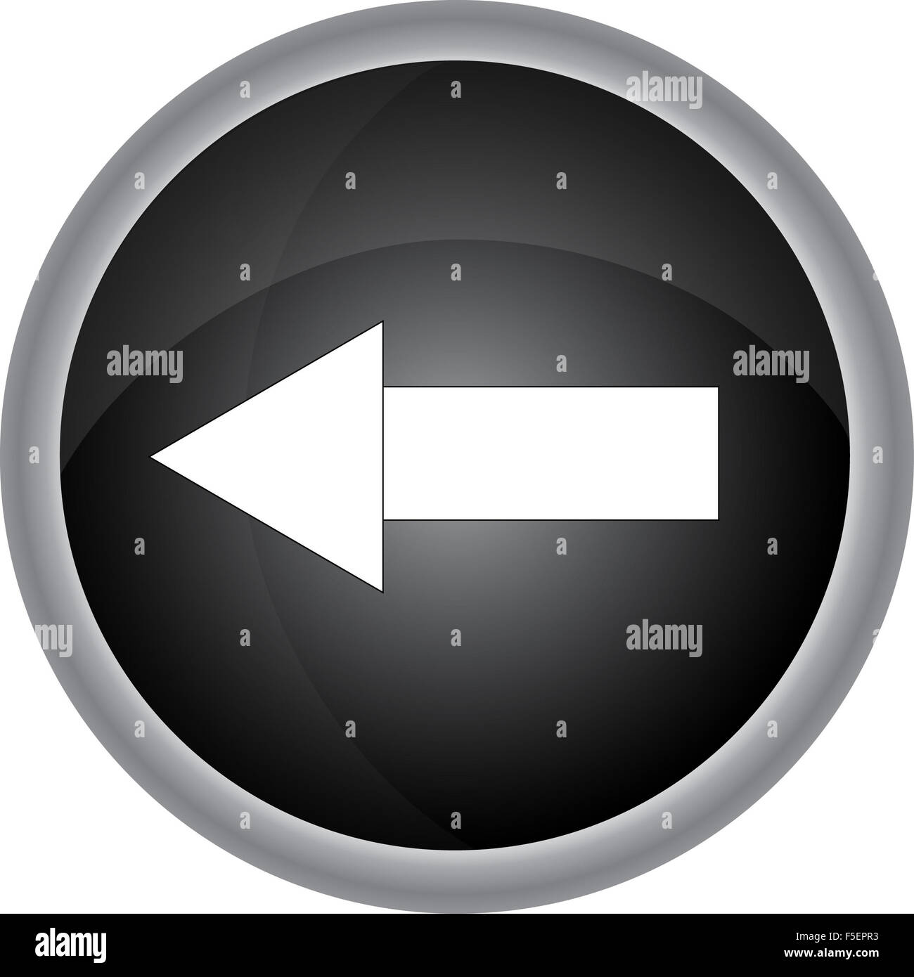 Arrow sign. Vector icon Stock Photo - Alamy