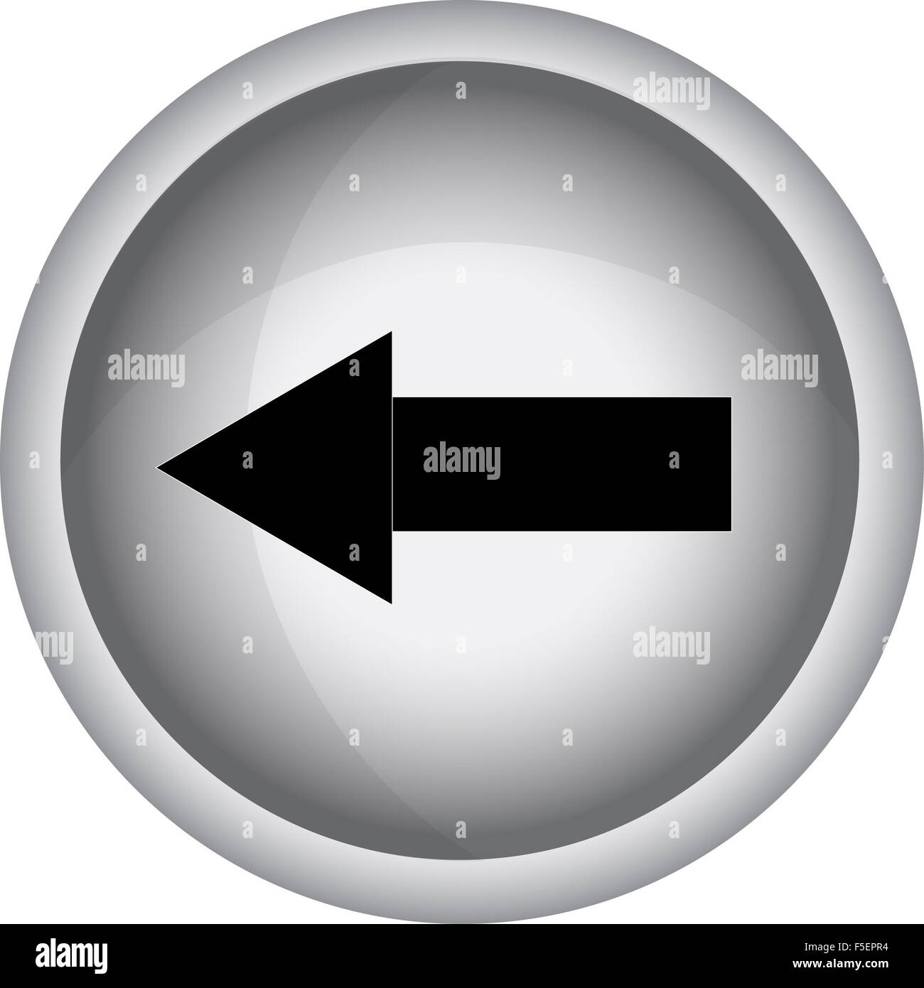 Arrow sign. Vector icon Stock Photo - Alamy