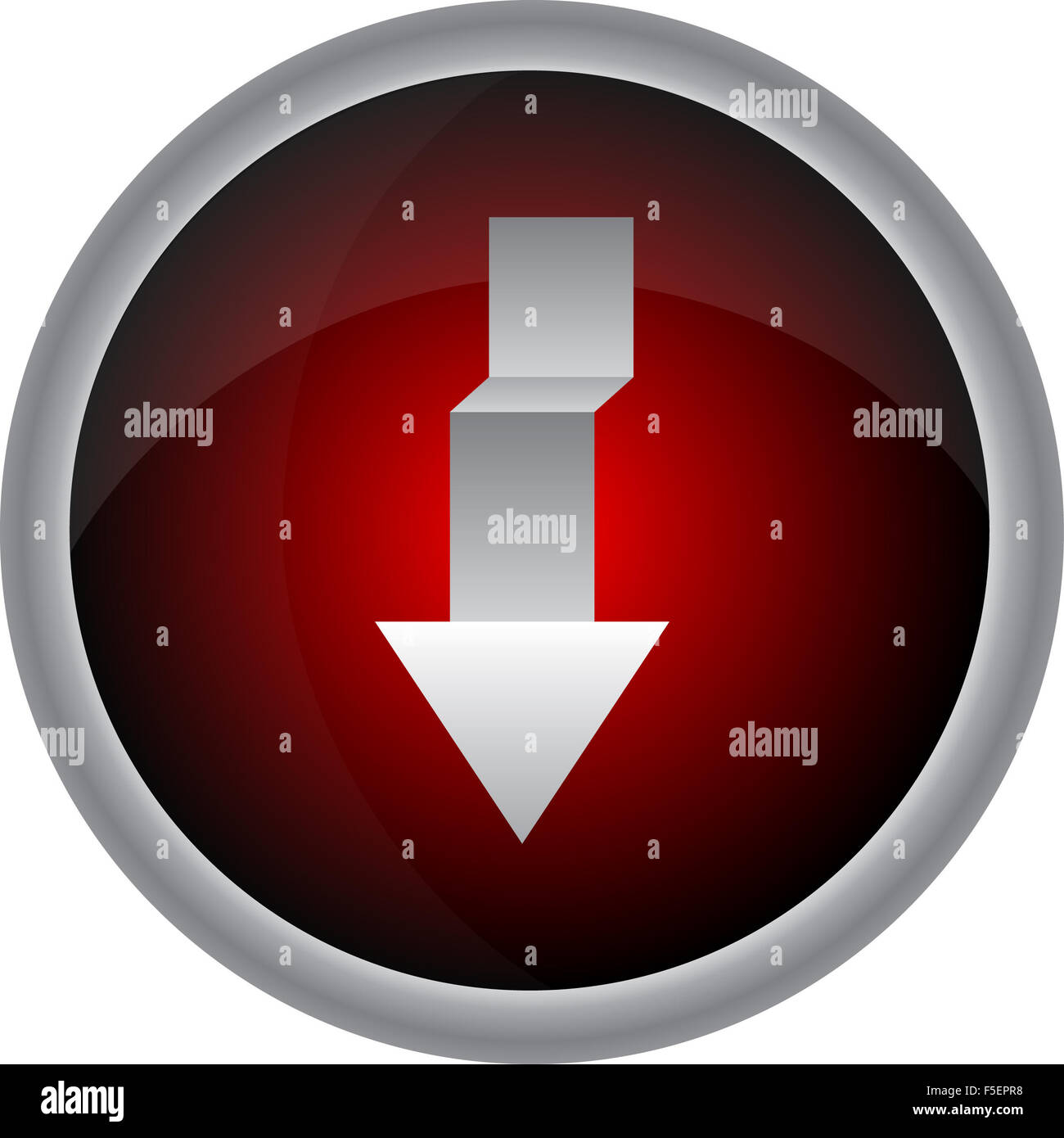Arrow sign. Vector icon Stock Photo - Alamy