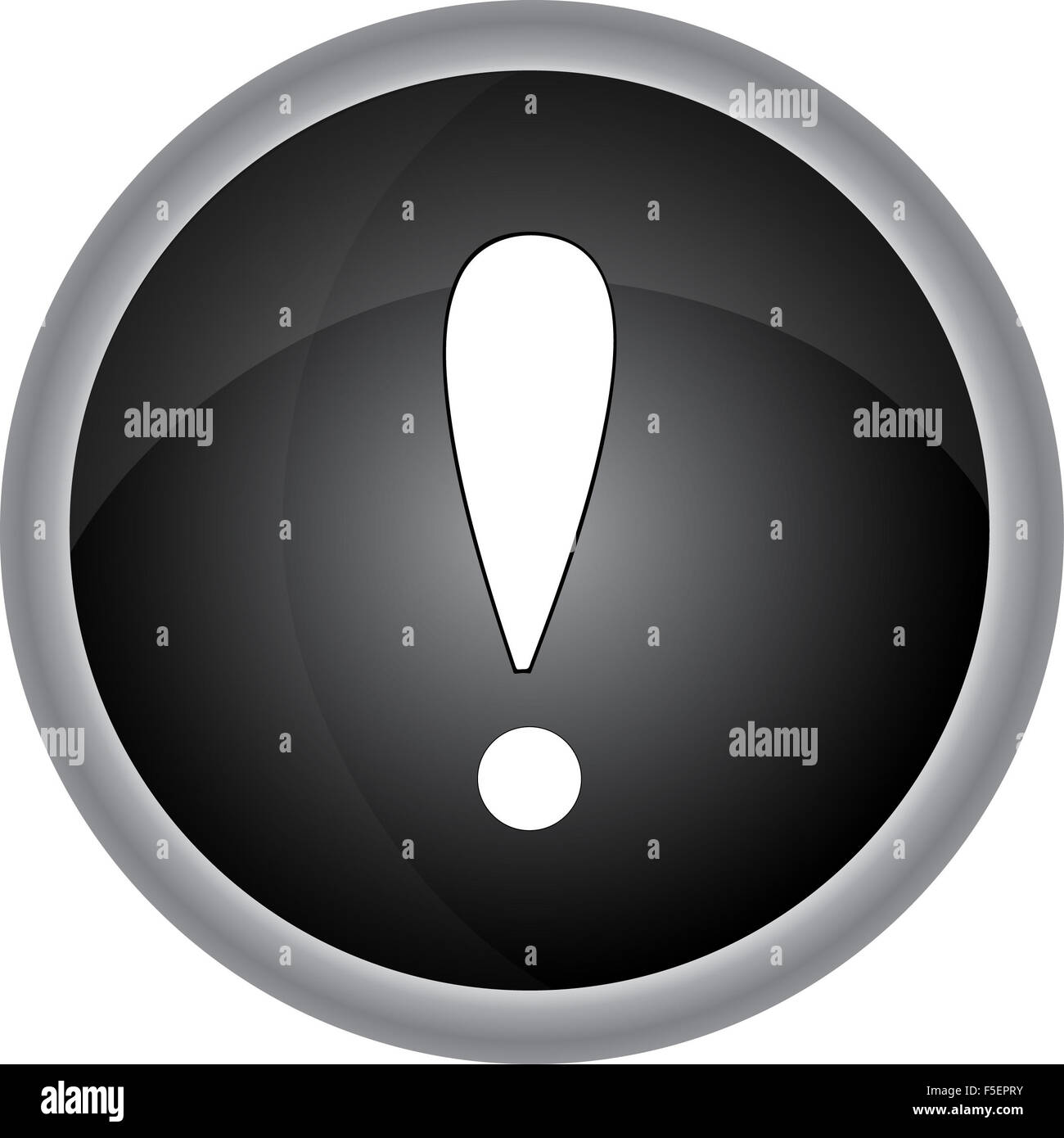 Attention sign icon exclamation mark hi-res stock photography and ...