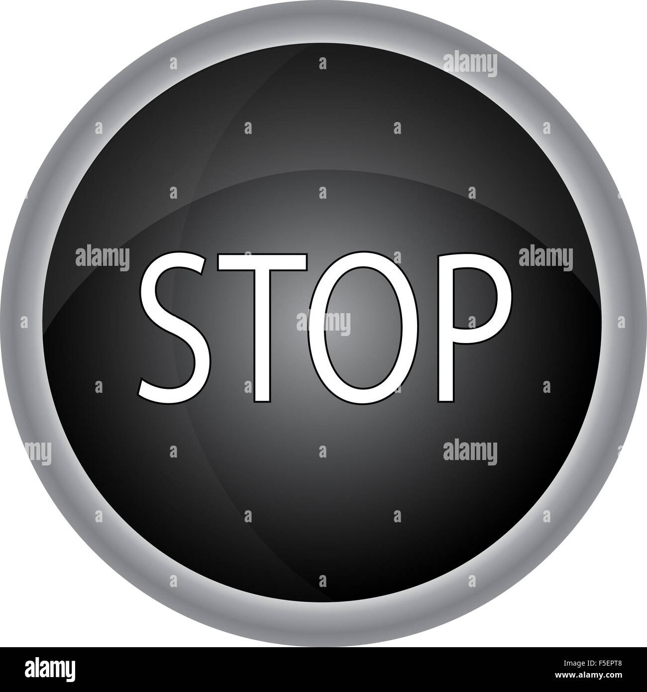 Stop web icon hi-res stock photography and images - Alamy