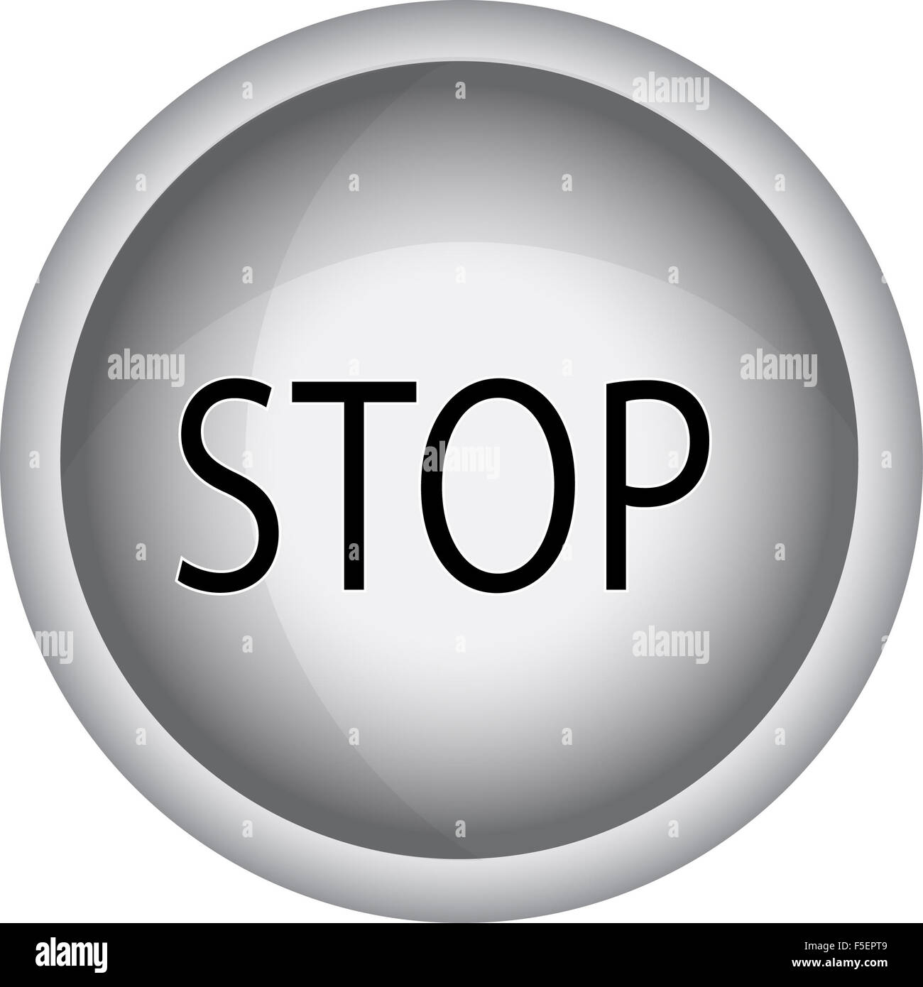 Stop web icon hi-res stock photography and images - Alamy