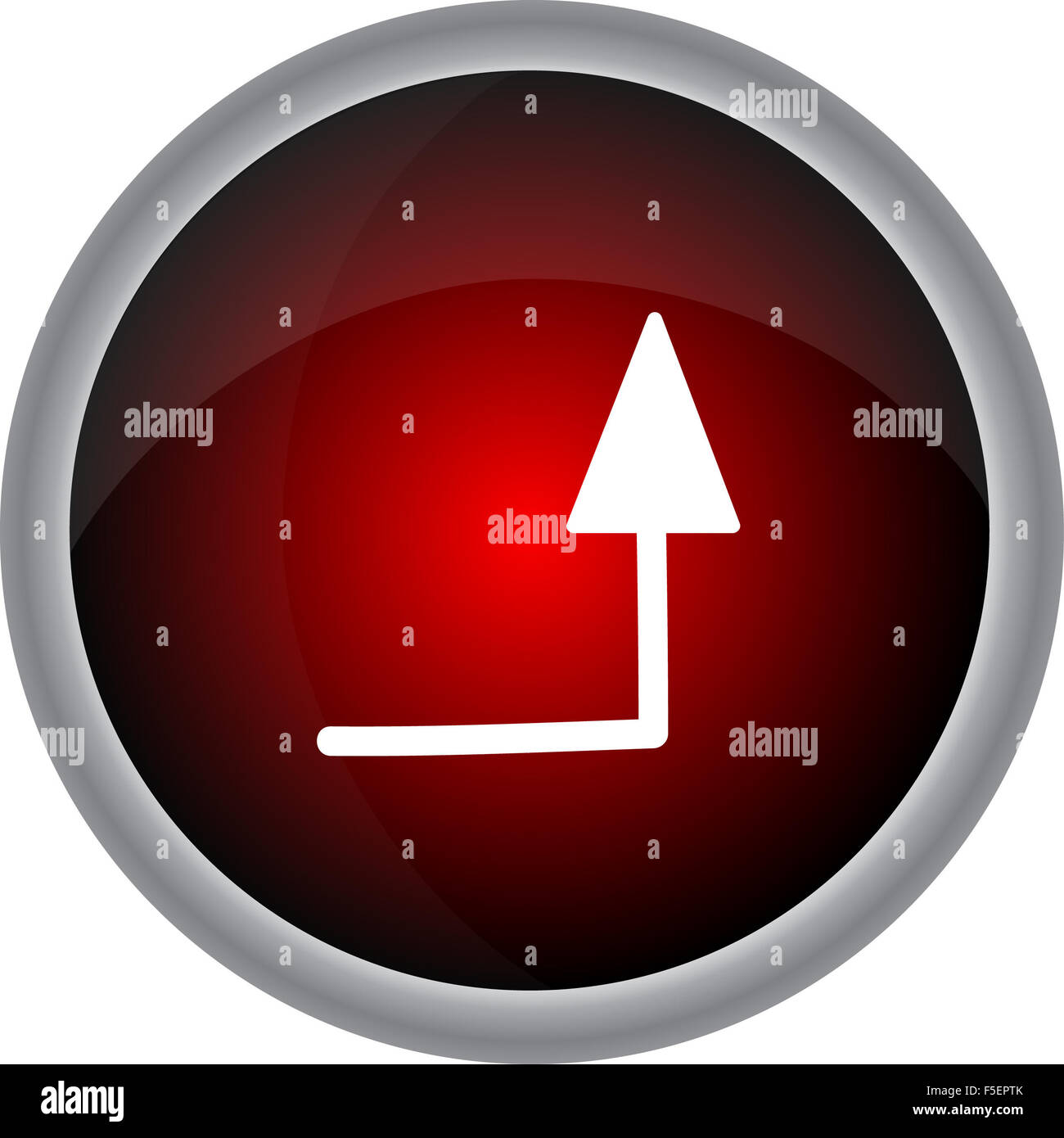 Arrow sign. Vector icon Stock Photo - Alamy