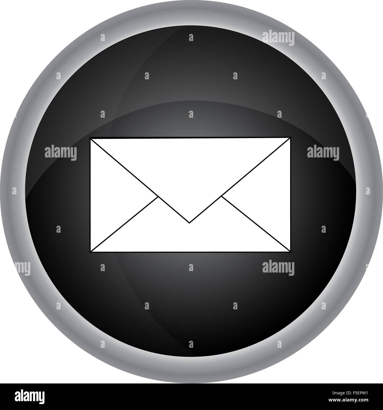 Web interface icons email hi-res stock photography and images - Alamy