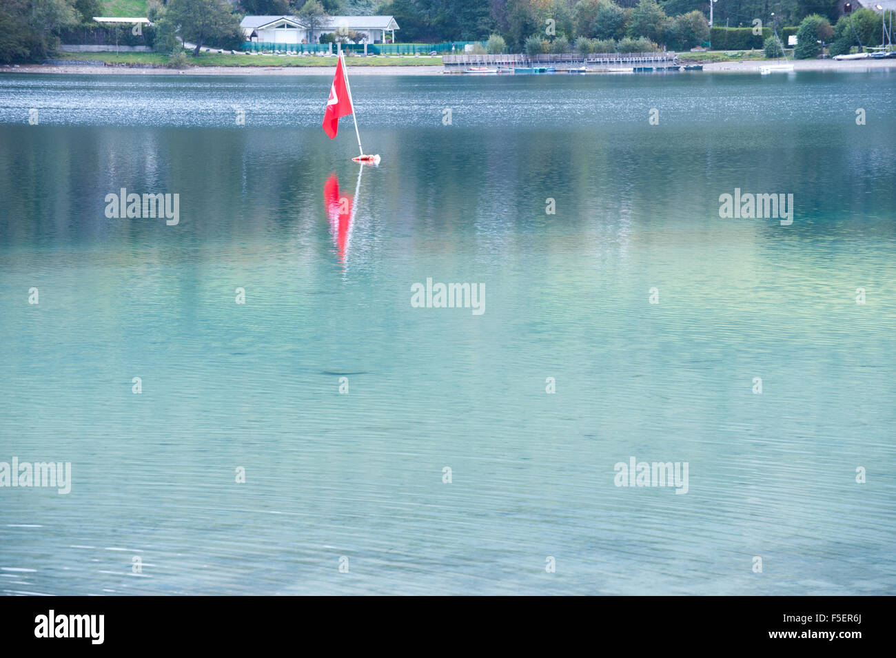 Grand lake de Laffrey, France Stock Photo - Alamy