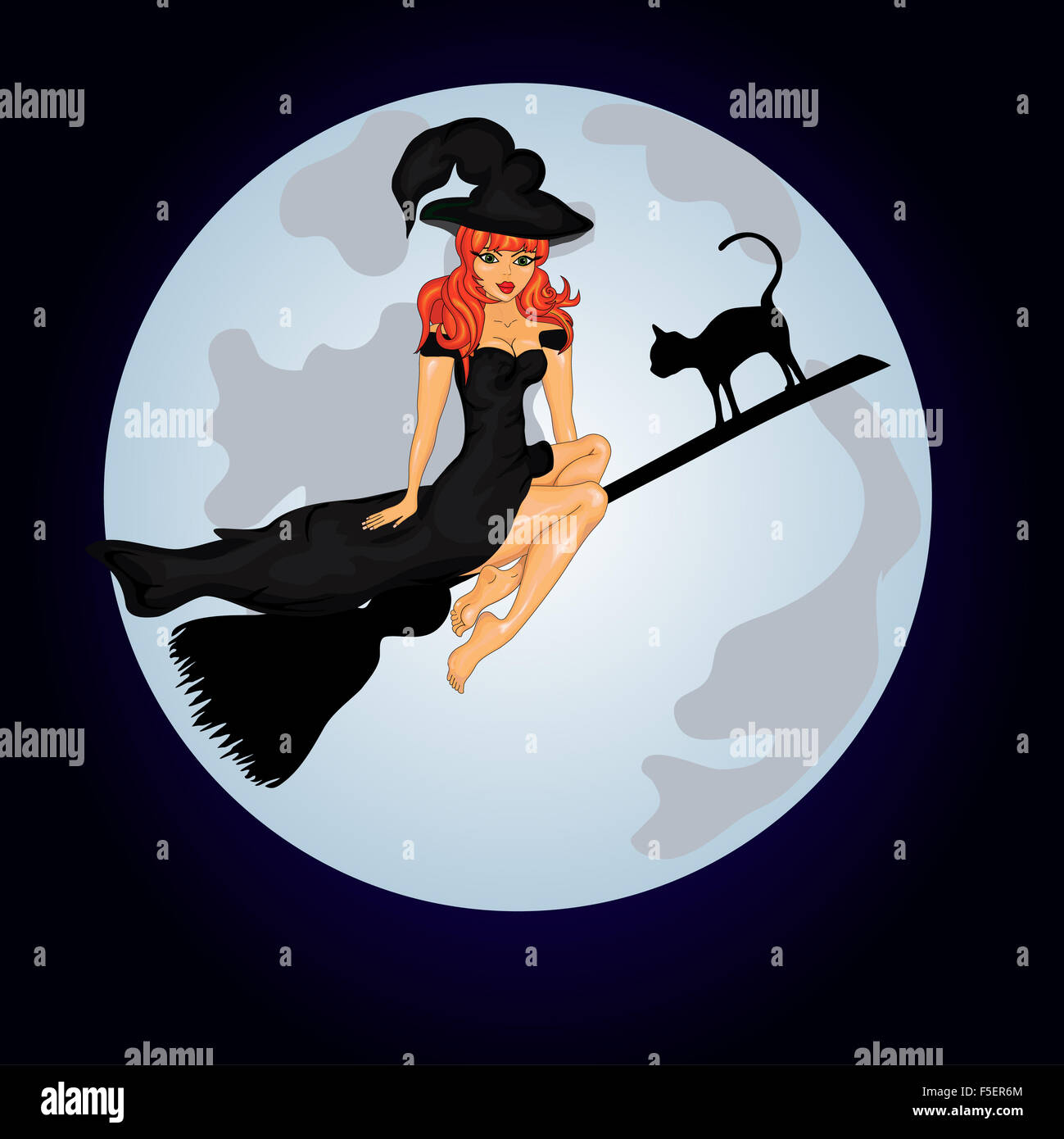 Happy witch hi-res stock photography and images - Alamy