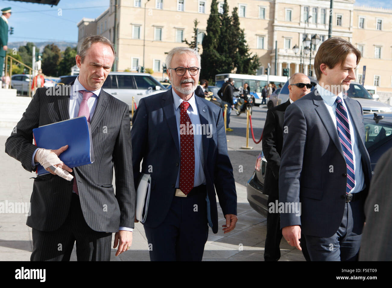 Athens, GREECE. 3rd Nov, 2015. European Investment Bank(EIB) president ...