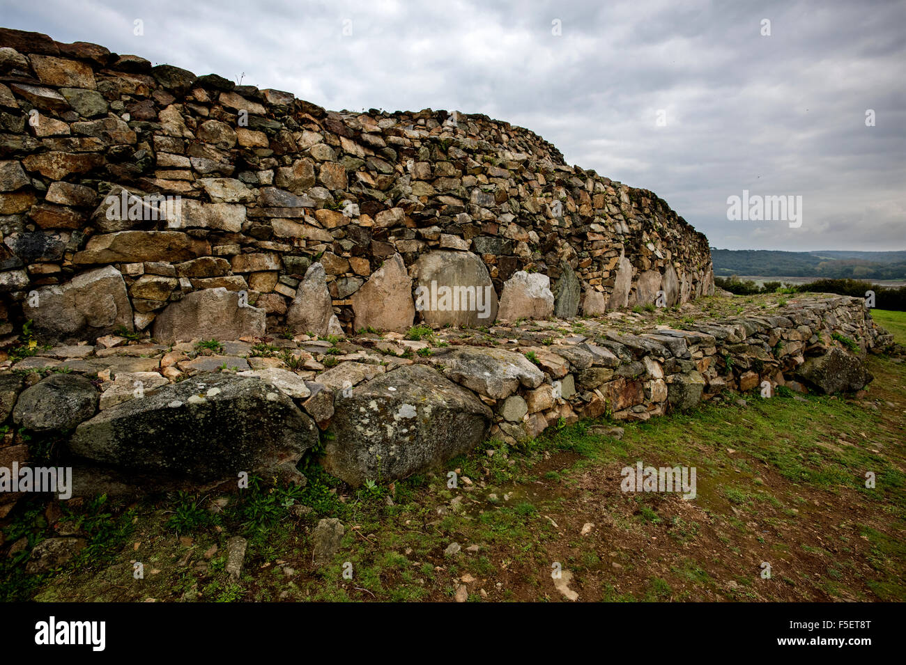 Barnenez. Cairn de Barnenez, Kernelehen peninsular,Brittany,France. Oct ...