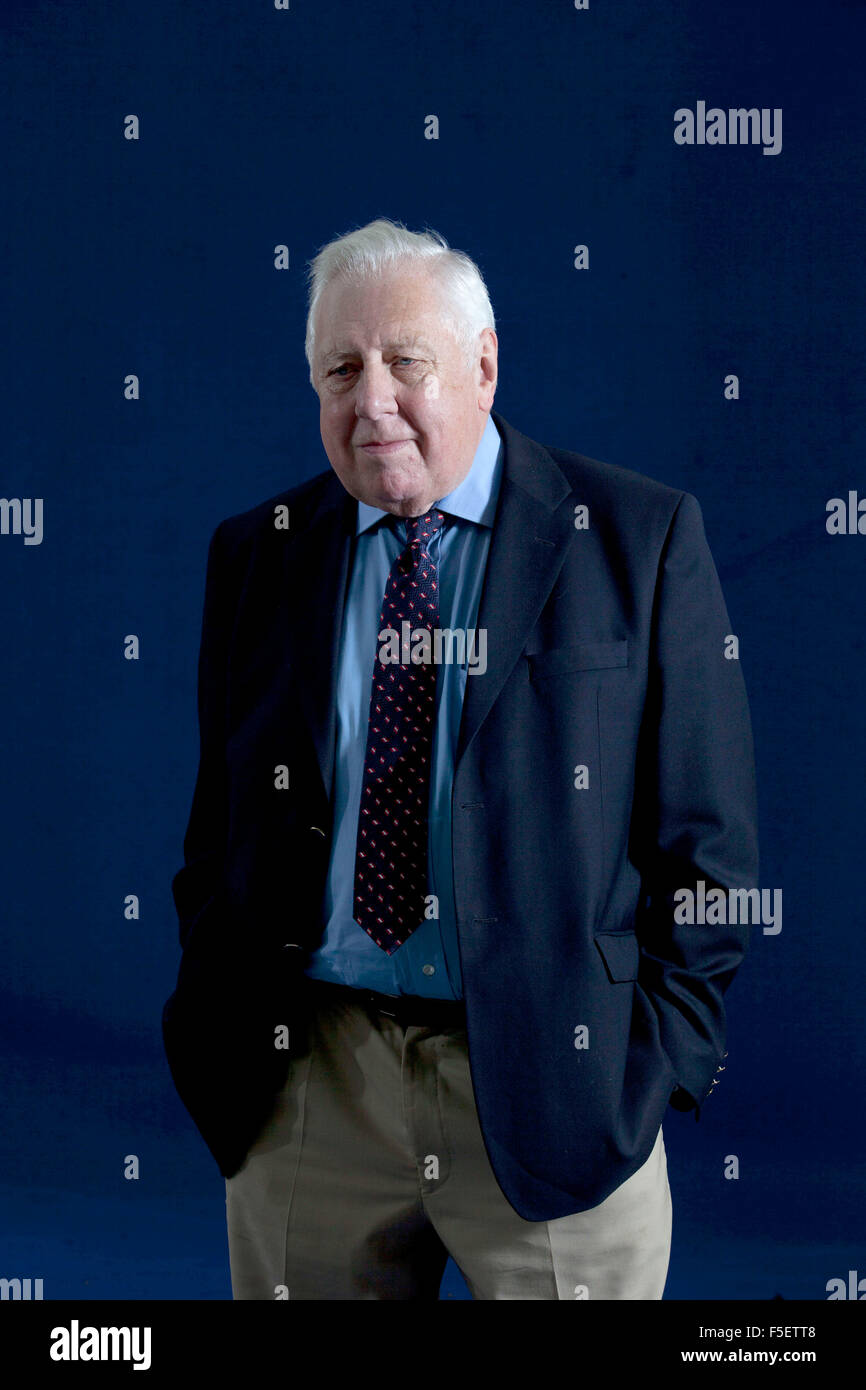 A portrait of Roy Hattersley in the Edinburgh International Book ...