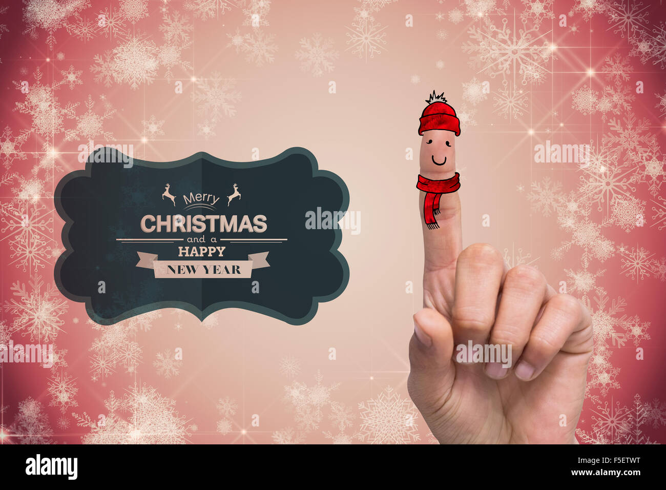 Pointing at logo hi-res stock photography and images - Alamy