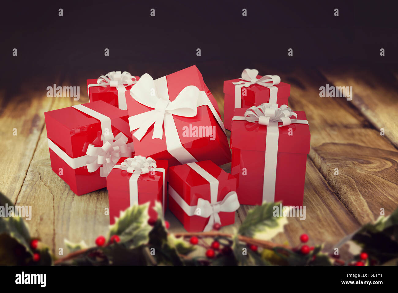 A selection of Christmas gifts Stock Photo - Alamy