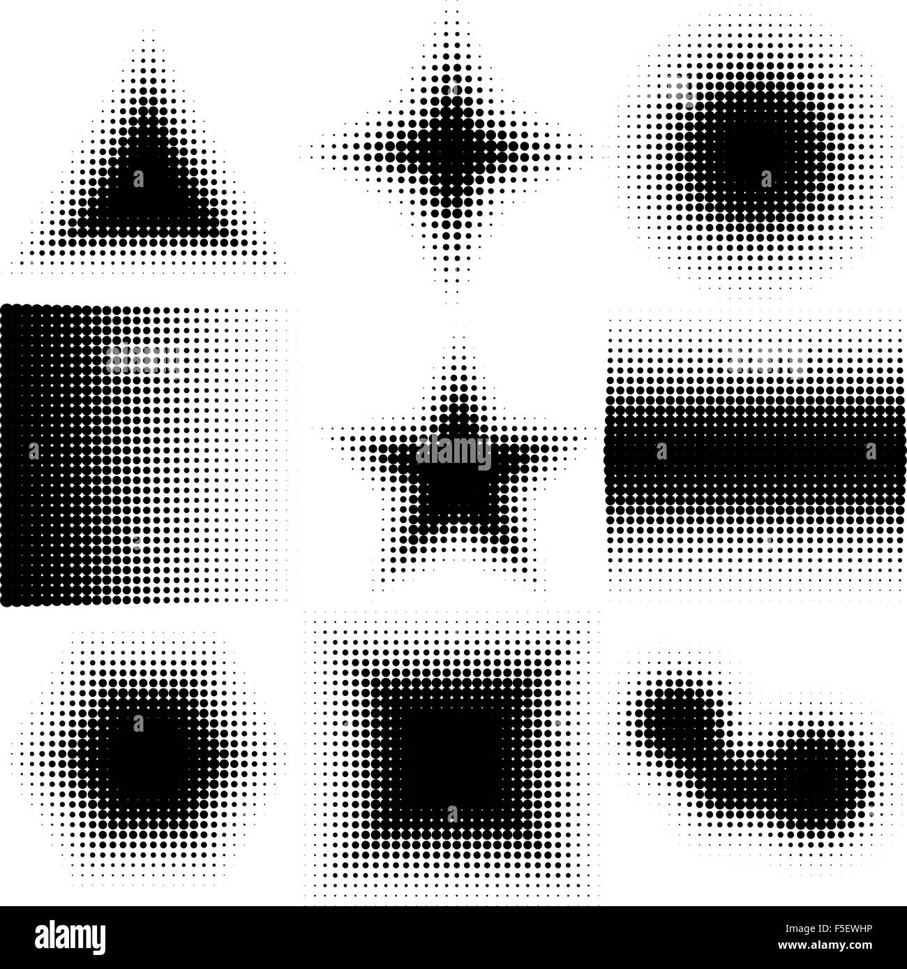 Dotted shapes hi-res stock photography and images - Alamy