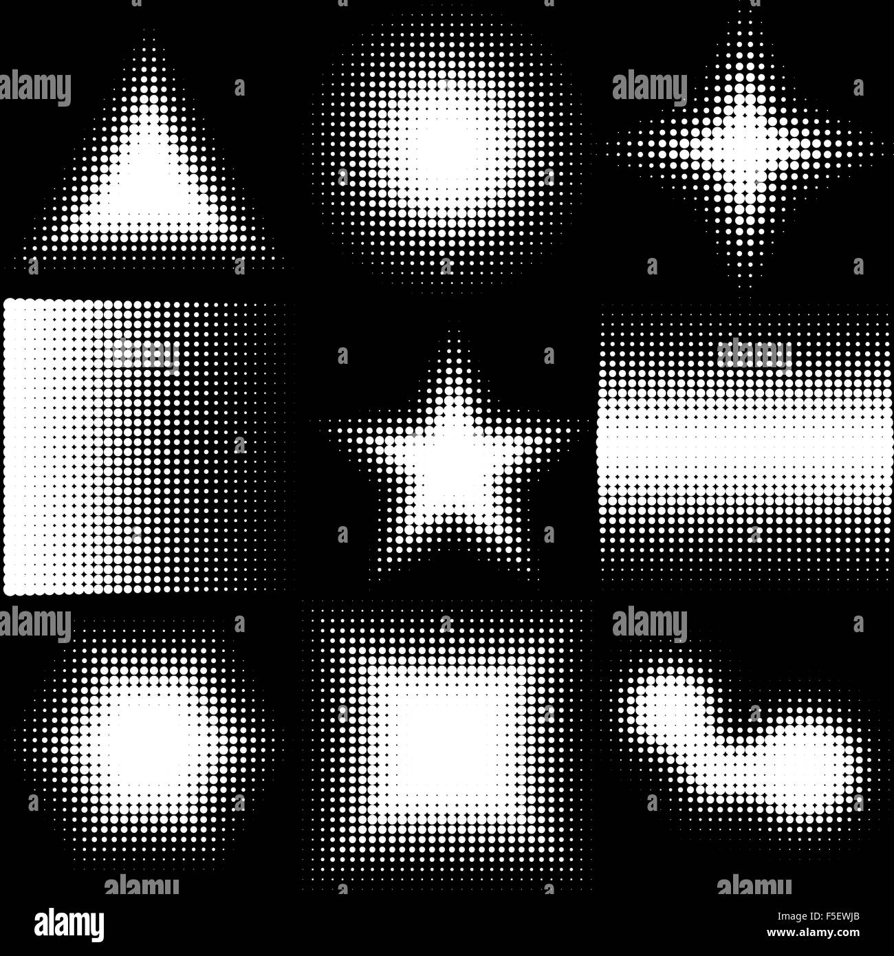 Dotted shapes hi-res stock photography and images - Alamy