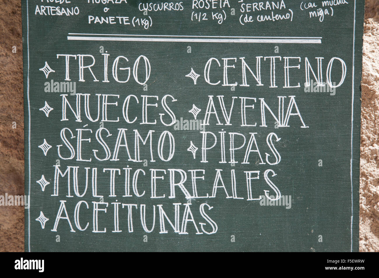 La Tahona Bakery Sign; Pedraza; Segovia Stock Photo - Alamy