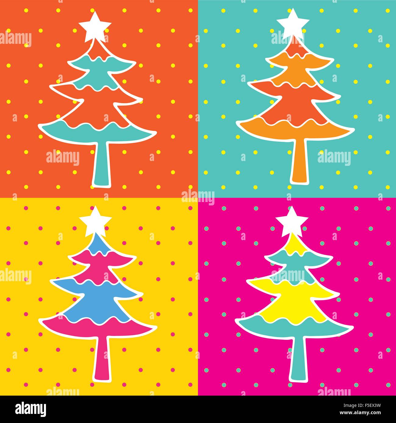 Christmas background four white Stock Vector Images - Alamy
