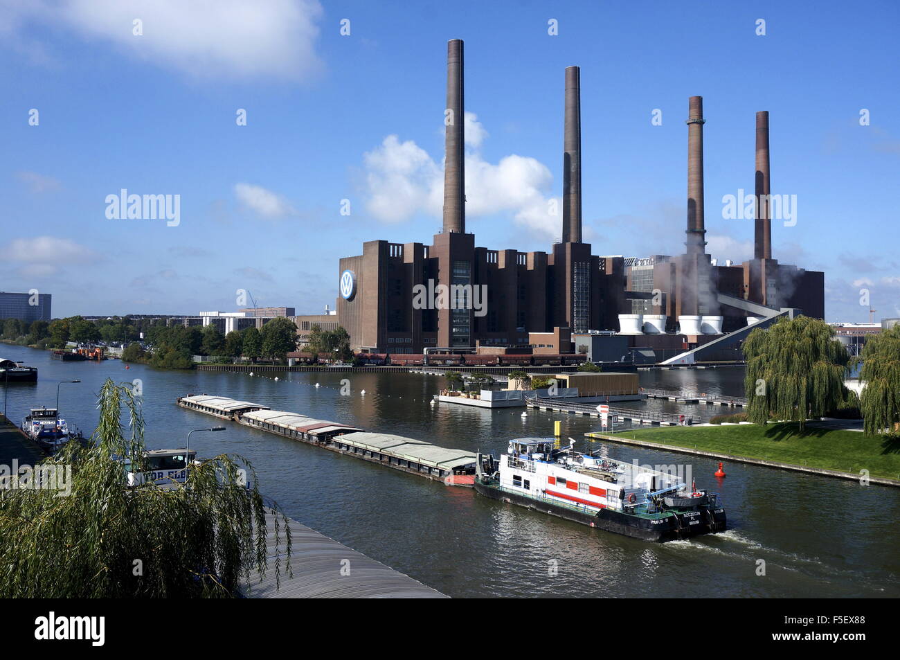 The Volkswagen factory in Wolfsburg, Germany. The photo was taken on 30 ...