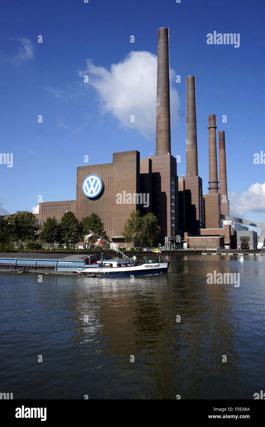 The Volkswagen factory in Wolfsburg, Germany. The photo was taken on 30 ...