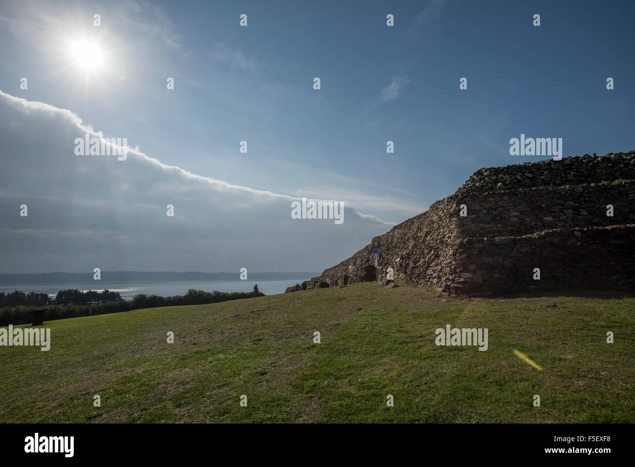 Barnenez. Cairn de Barnenez, Kernelehen peninsular,Brittany,France. Oct ...