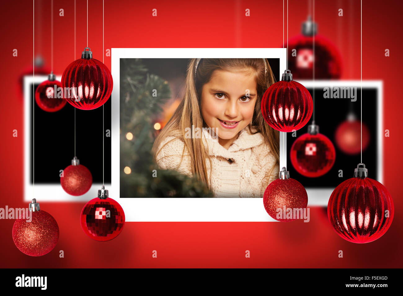 Composite image of christmas photographs Stock Photo - Alamy