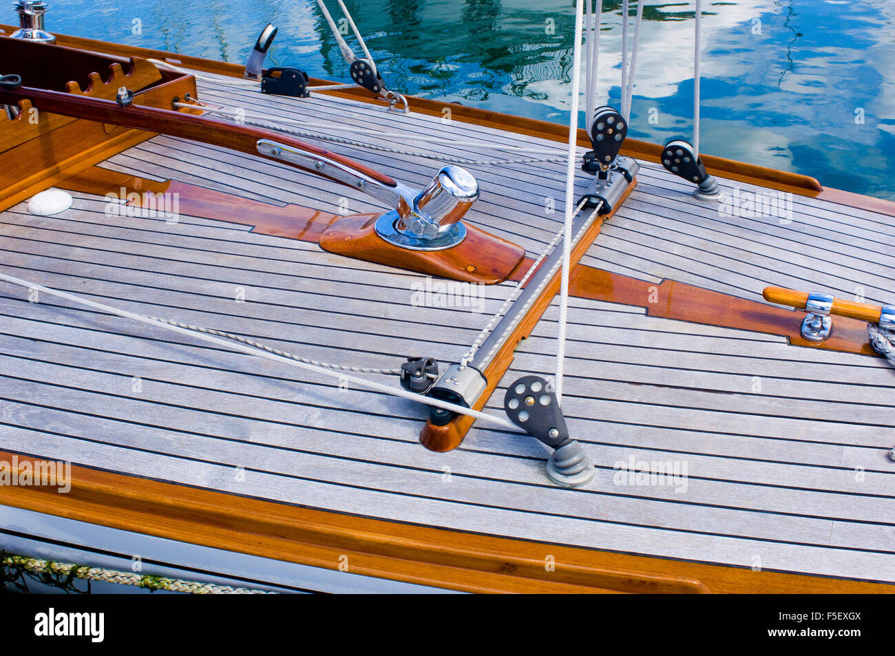 Sailing yacht cockpit hi-res stock photography and images - Alamy