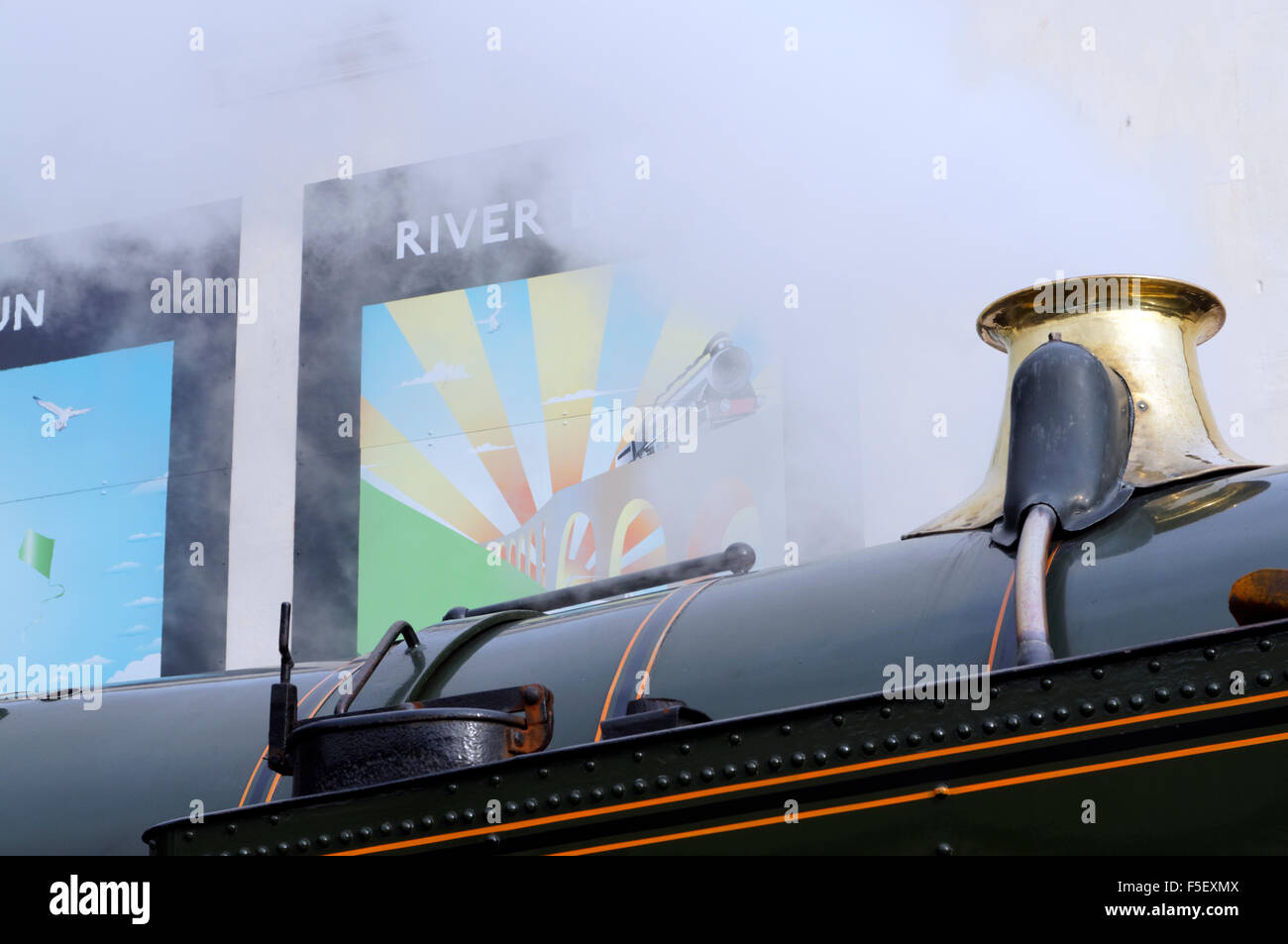 Dartmouth Steam Railway engine "Hercules", Paignton, Devon, England ...