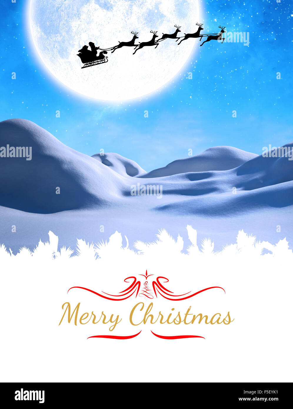 Merry christmas landscape hi-res stock photography and images - Alamy