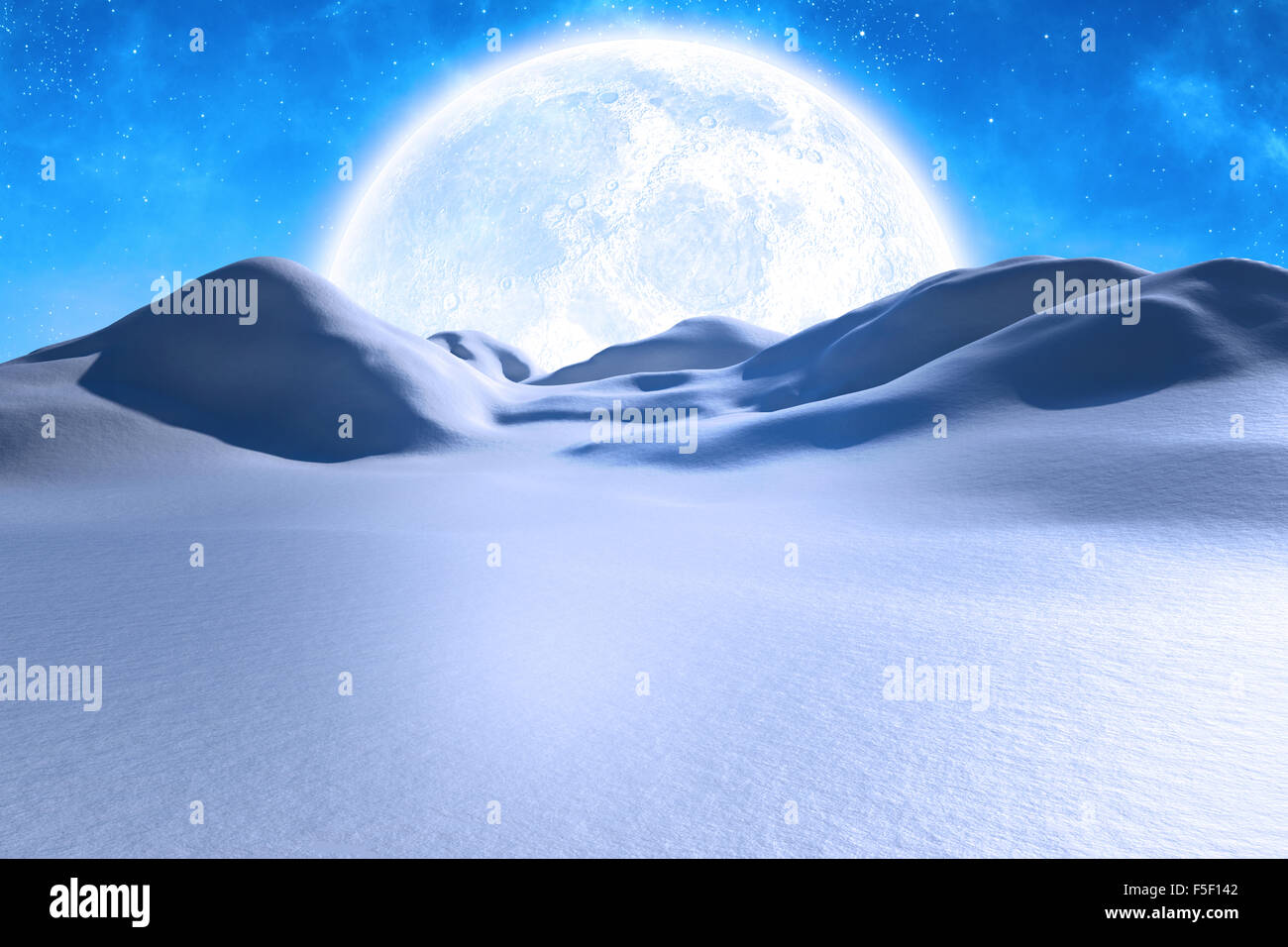Winter snow scene Stock Photo - Alamy