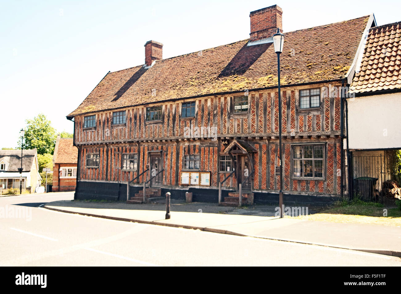 Laxfield, Suffolk, Guildhall of St Mary, Timber Framed Stock Photo - Alamy