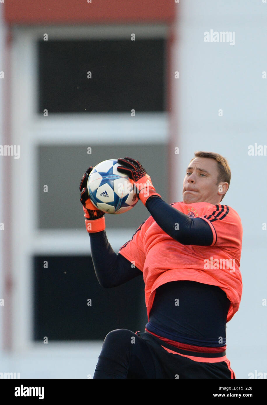 Munich, Germany. 03rd Nov, 2015. Goalkeeper Manuel Neuer of German ...