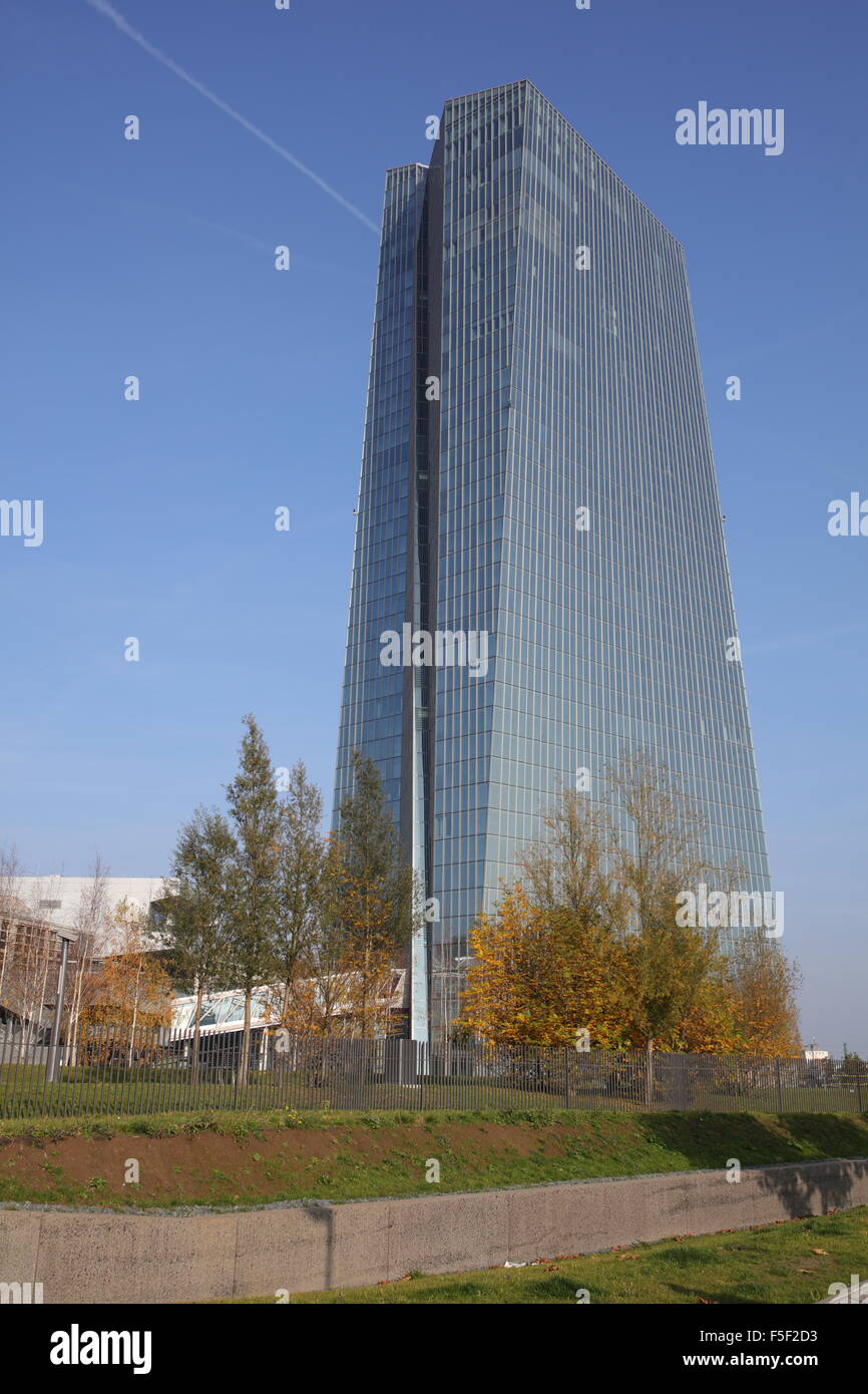 New European Central Bank Building, Frankfurt Germany Stock Photo - Alamy