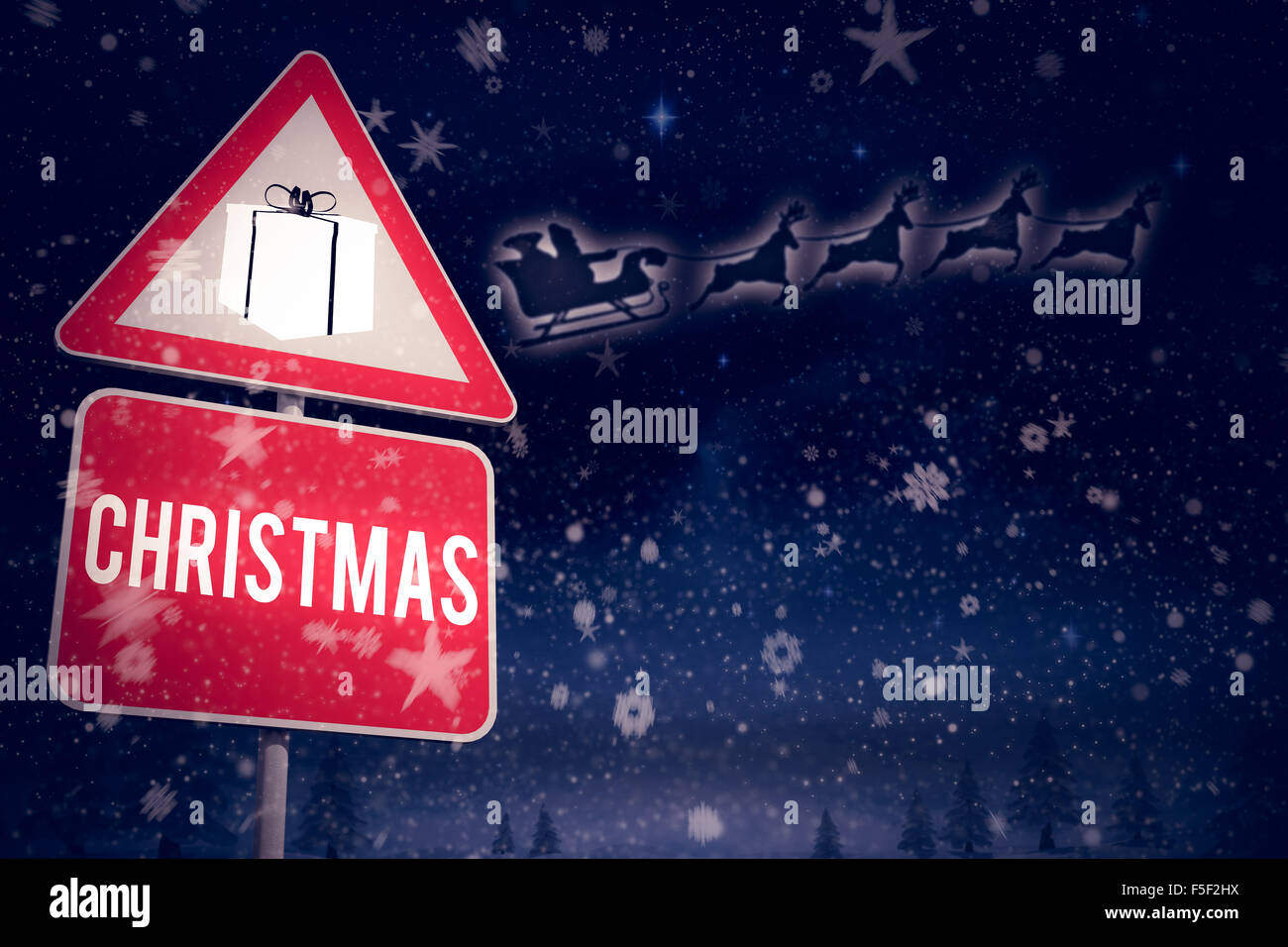 Christmas road hi-res stock photography and images - Alamy