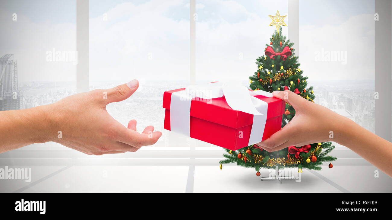 Gift wrapped house hi-res stock photography and images - Alamy