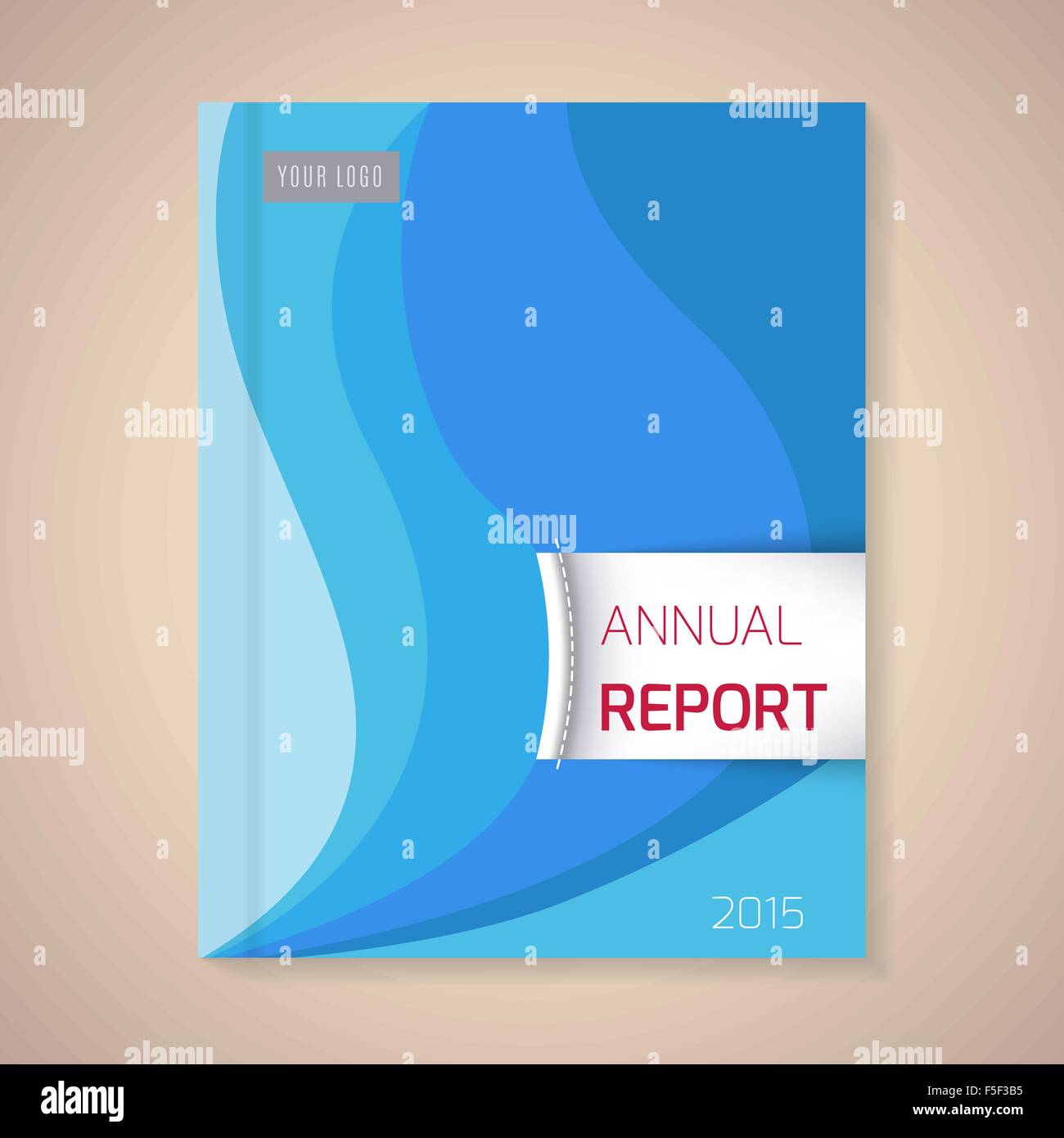 Annual Report Cover vector illustration Stock Vector Image & Art - Alamy